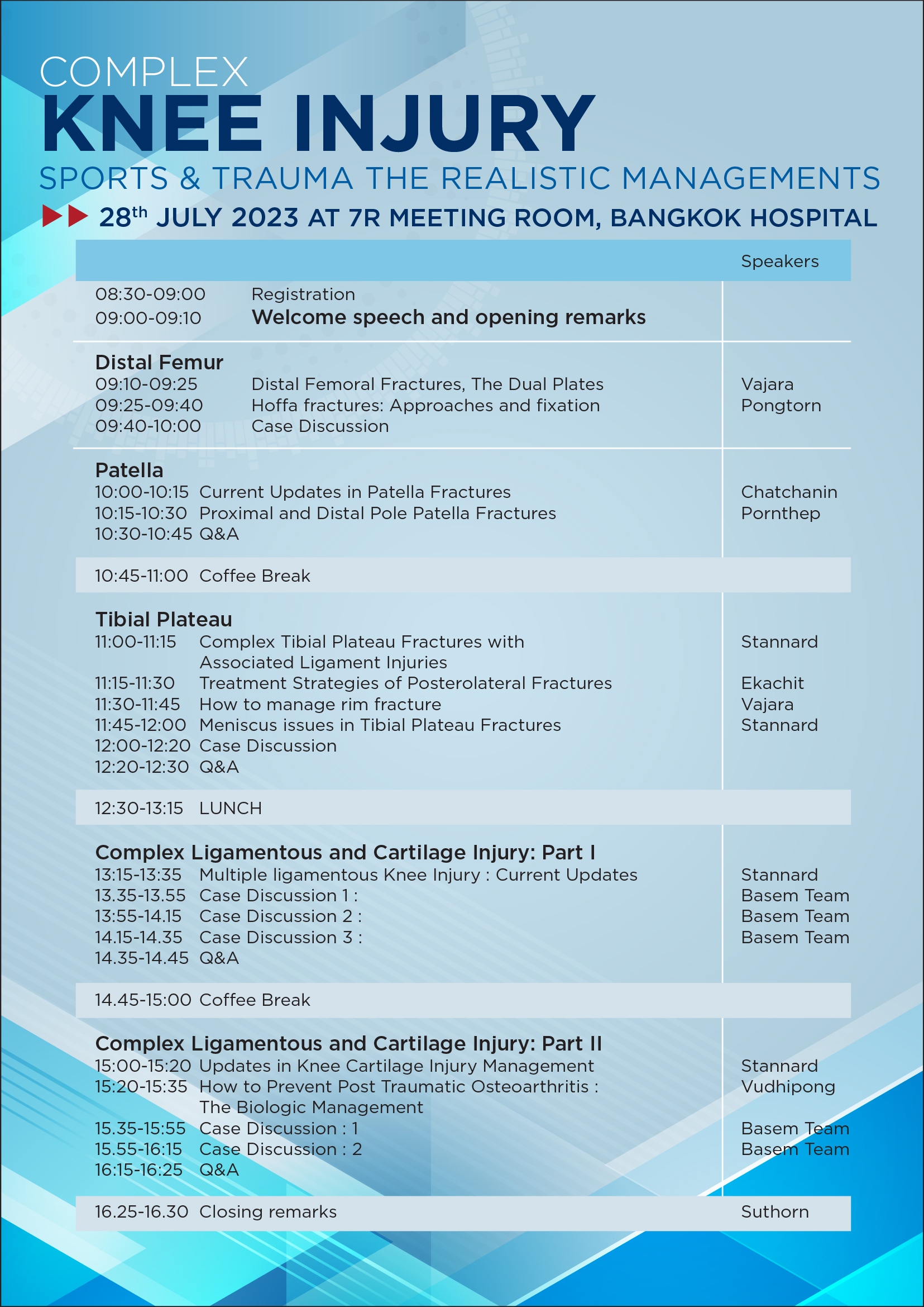 Complex Knee Injury – Thai Ortho Trauma Society (T.O.T.S.)